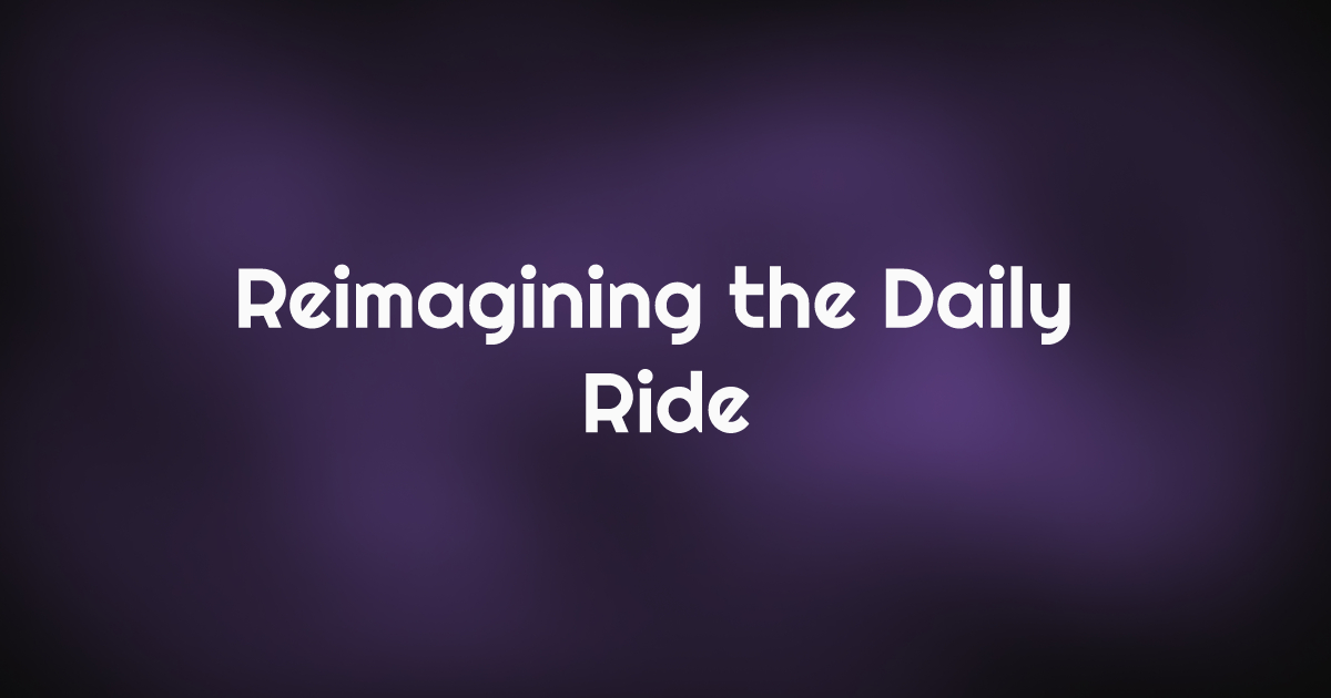 Reimagining the Daily Ride- Codereader